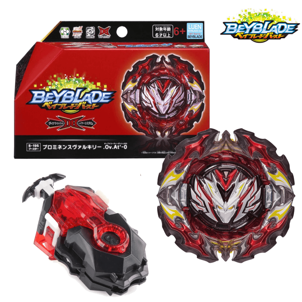 Beyblade BURST Bey B-195 Prominence Valkyrie .Ov.At’-00 + Gyro - LUEN.SI